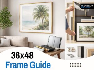 36x48 Frame Guide: Size, Mat Options, Acrylic vs Glass, Hanging Tips